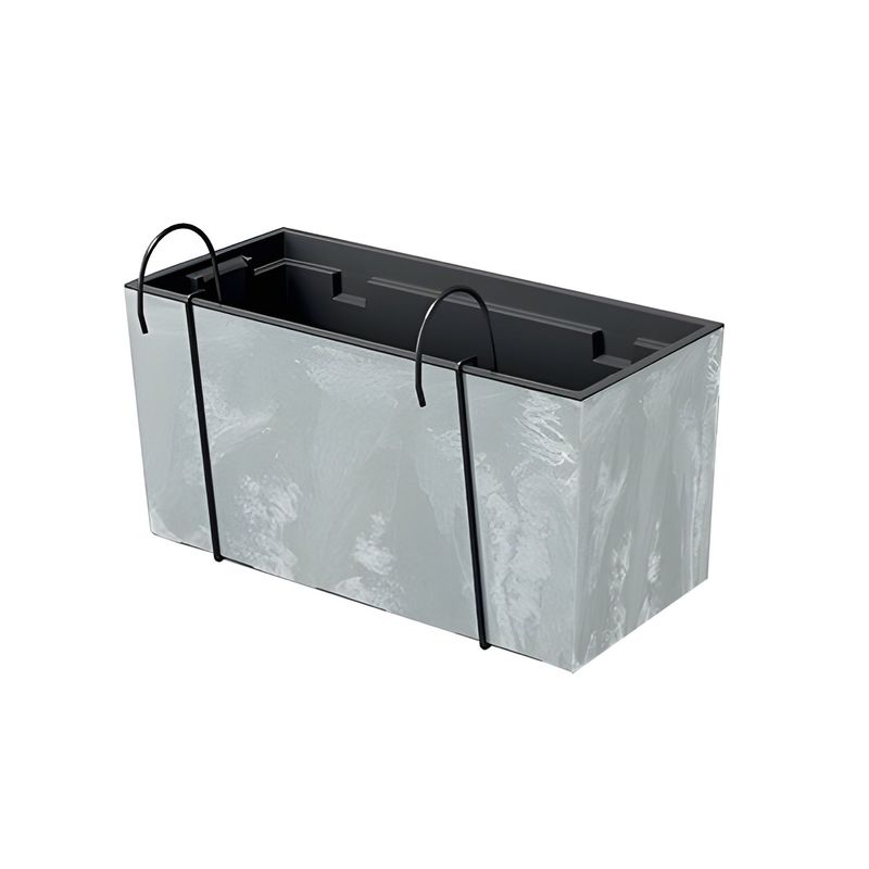 Matera Plástica Rectangular Urbi Case Para Balcón 40X20Cm Color Cemento TUMATERA | falabella.com