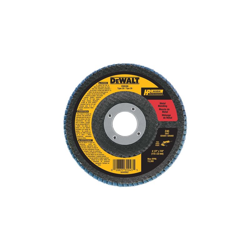 Disco Mil Hojas de 11.43 X 2.22 cm Grano 40 DEWALT | falabella.com