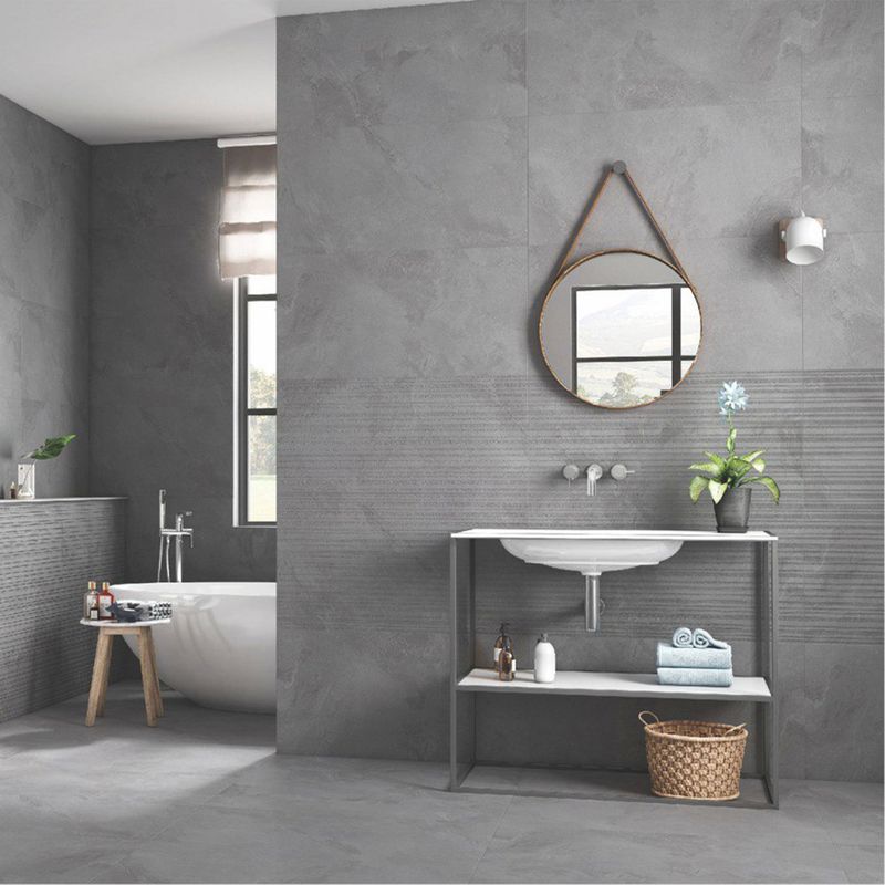 Piso Porcelanato Mood Silver 60x120 Natural Rectificadoificado Cj/X 1 ...