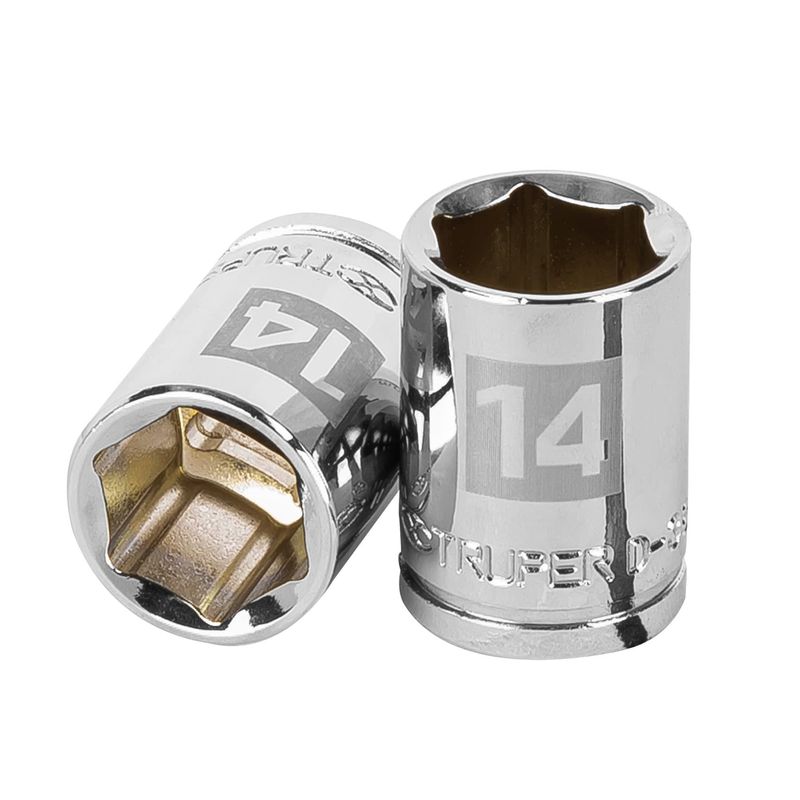 Copa Estándar 14 mm de 6 Puntas Cuadrante de 3/8 Pulgadas Truper TRUPER ...
