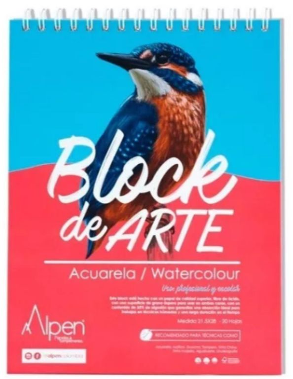 Nueva Bitacora Arte Acuarela 300gr 1/8 x 20h CANSON | falabella.com