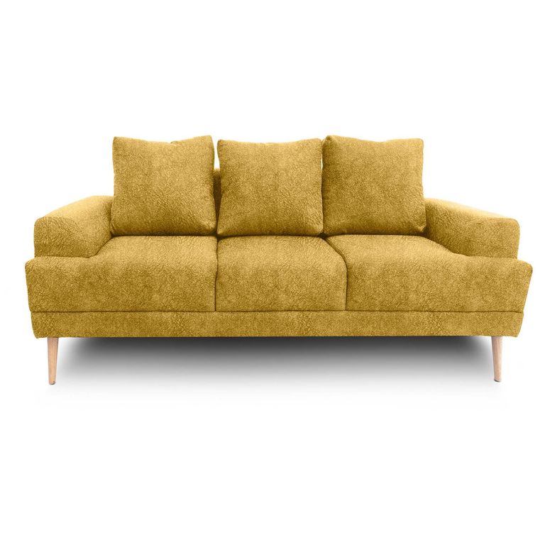 Sofá Boreal Pers 3 puestos Mostaza sin patas HC | falabella.com