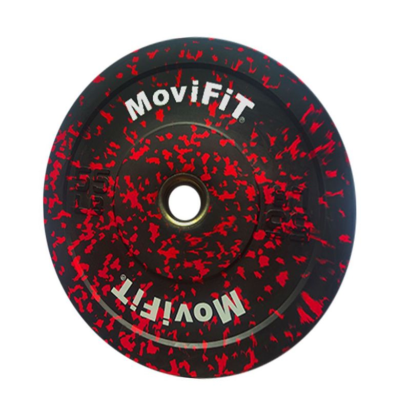Disco Bumper Olimpico En Caucho Colorfull De 55 Lbs MOVIFIT | falabella.com