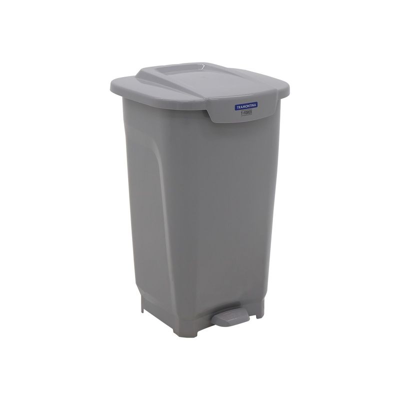 Caneca Plástica T-force 50L Gris TRAMONTINA | falabella.com