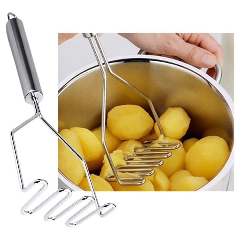 Machacador Triturador de Papa Acero Inoxidable Manual Pro GENERICO ...