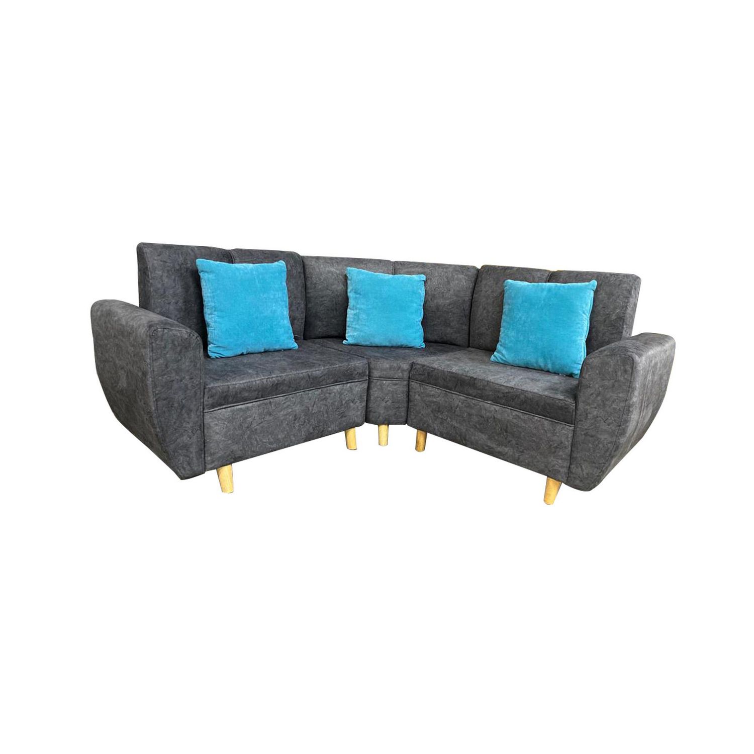Sala Modular Paris 90X230X63 Cm Grafito - Homecenter.com.co