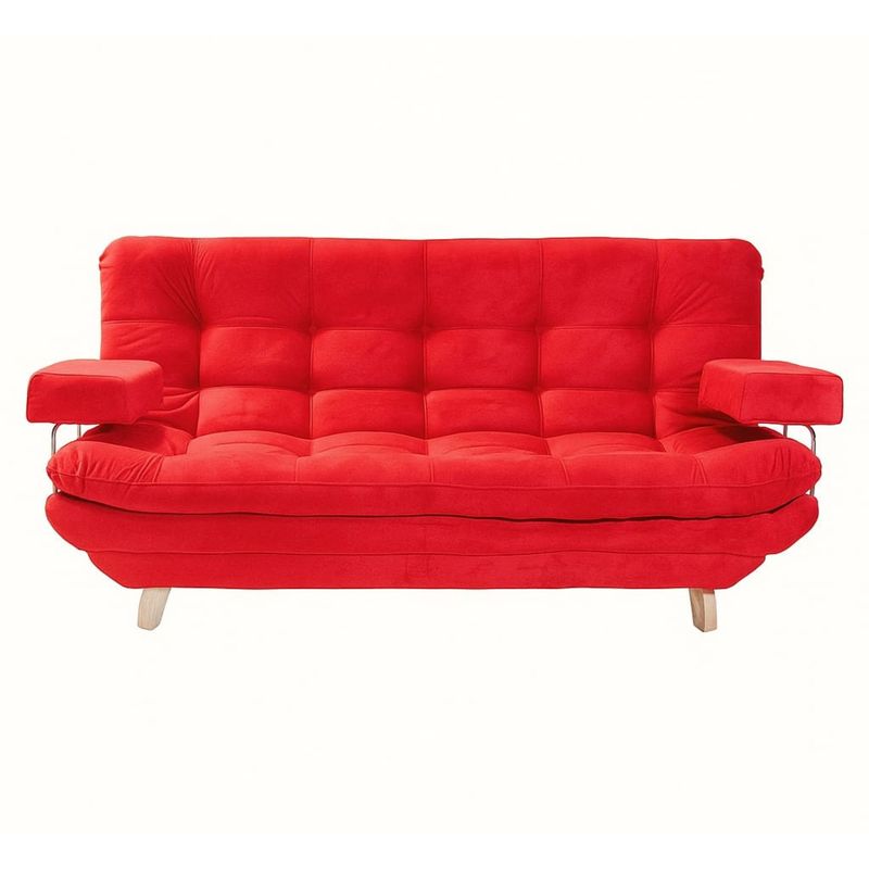 Sófa Cama Rojo 3 puestos Maison E MADERA | falabella.com