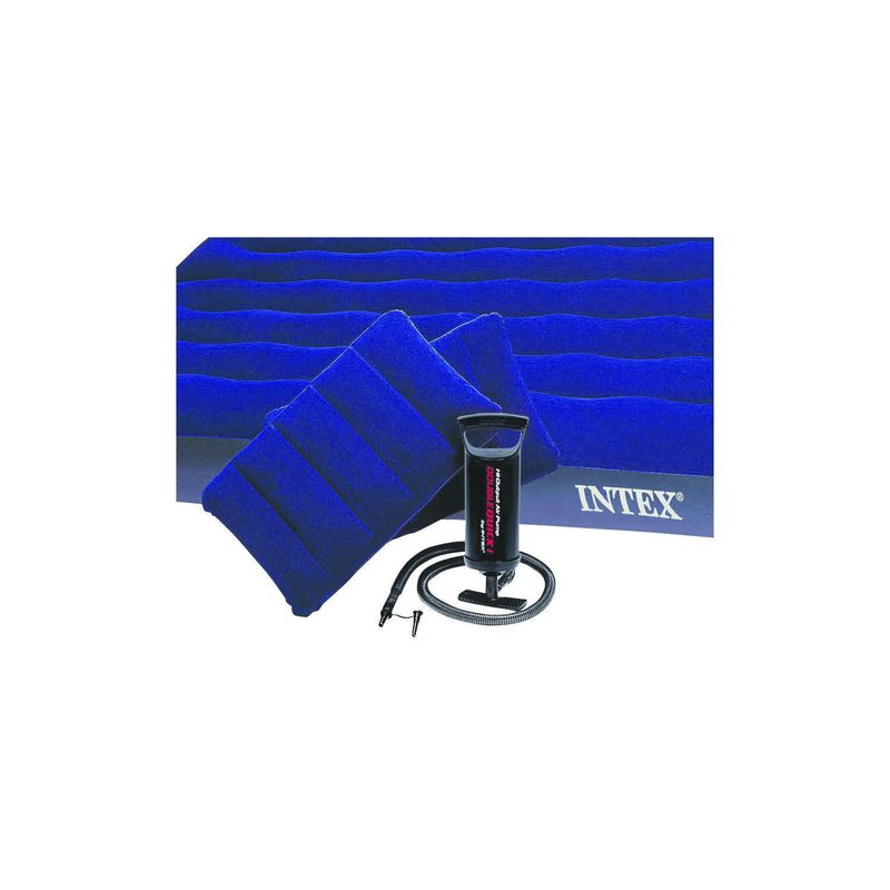 Colchón De Inflar PVC Elevado Azul 60x80x22 cm INTEX | falabella.com
