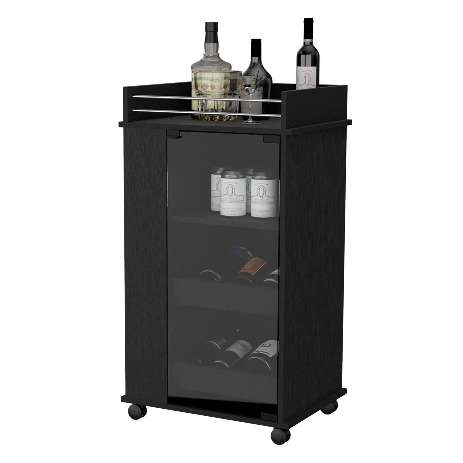 Carro Bar Baltimore 55x99 Rta Wengue - Homecenter.com.co