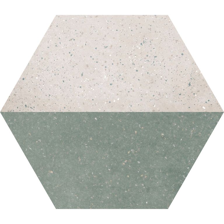 Piso Pared Hexagono Marden Verde Cu 23.2x26.8 cm CORONA | falabella.com