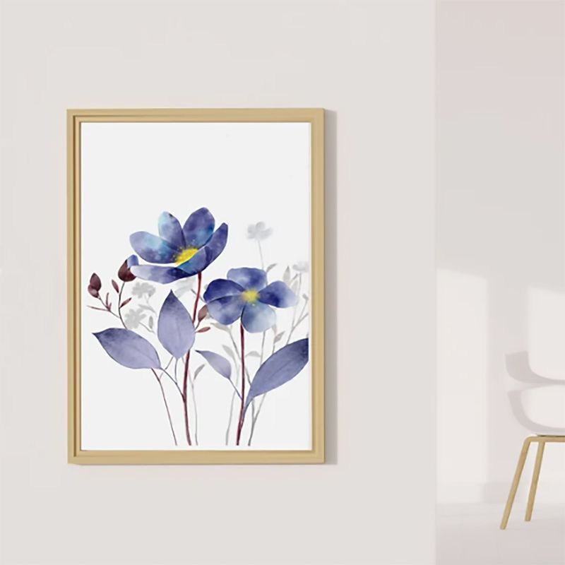 Cuadro - Mdf - Flor Azul | falabella.com