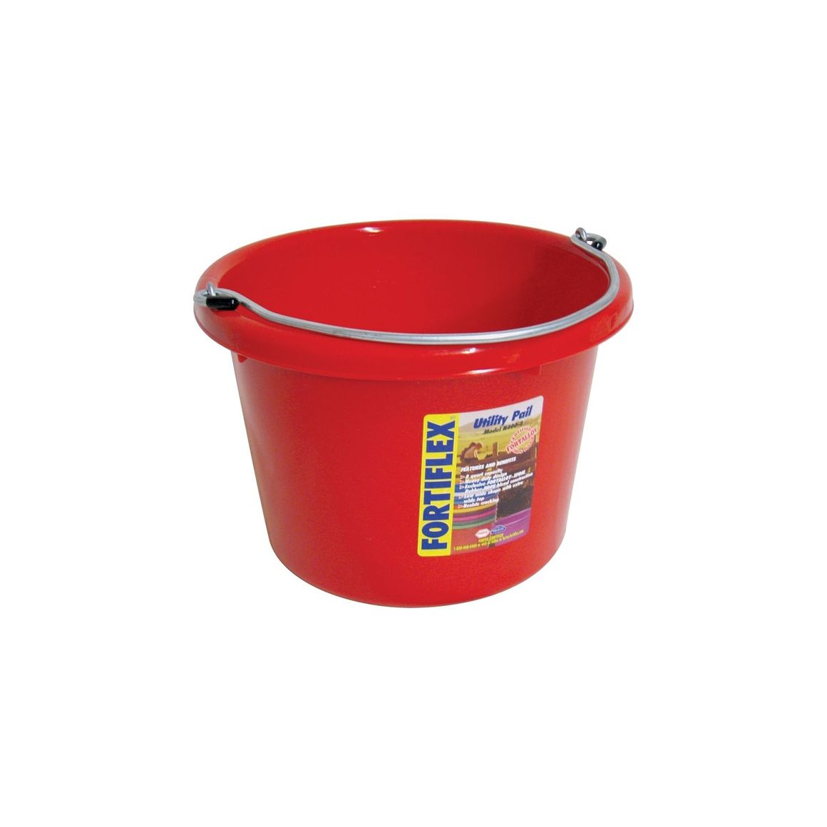 Cubo Multiusos Rojo 8qt Forte - Homecenter.com.co