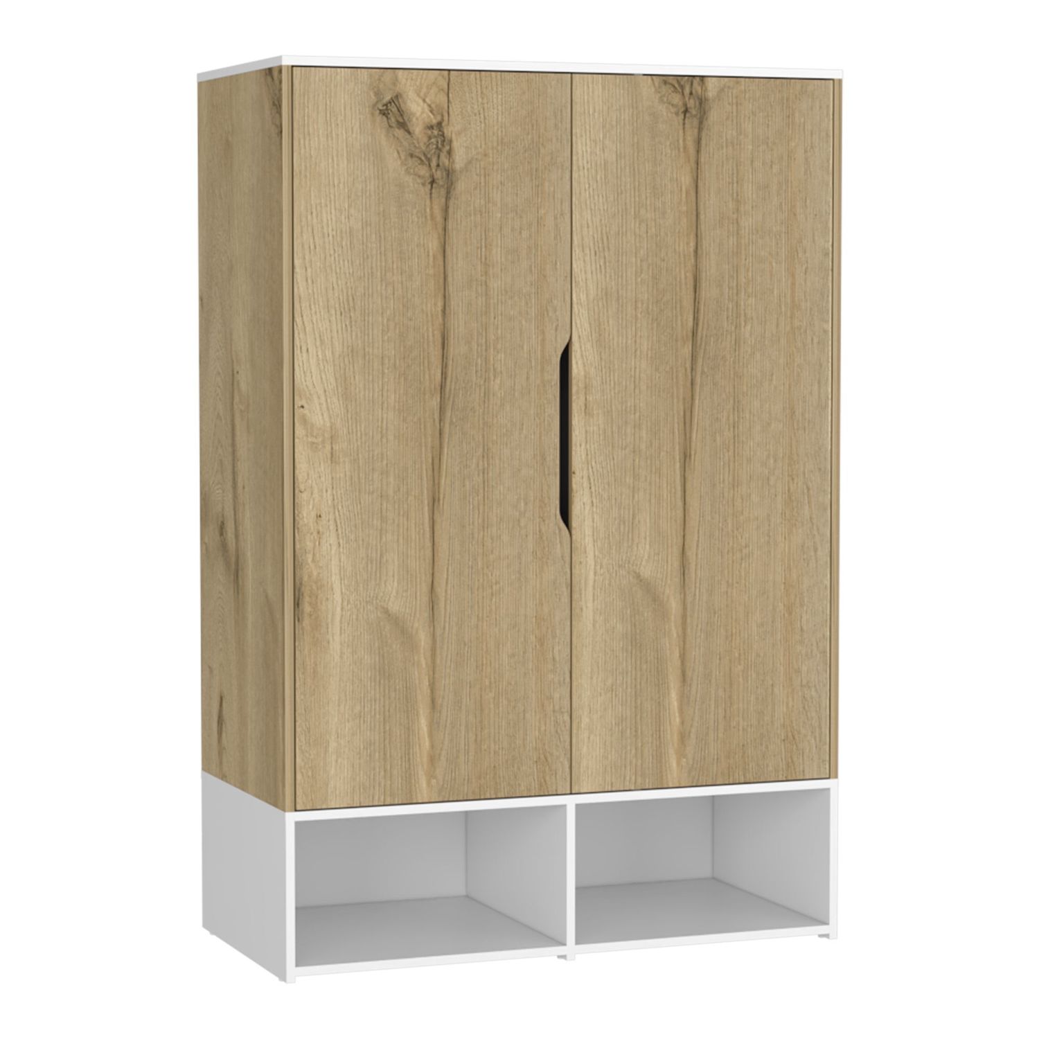 Closet Rosie 150X100X50 Rta Madera natural Blanco - Homecenter.com.co