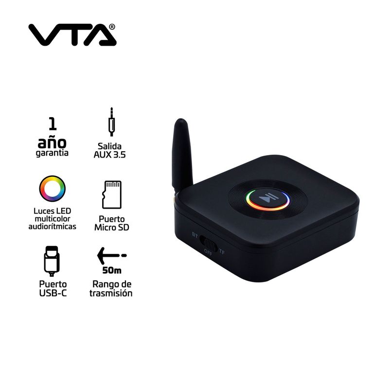 Receptor Bluetooth Rango De Transmisión 50 M Vta VTA PLUS | falabella.com