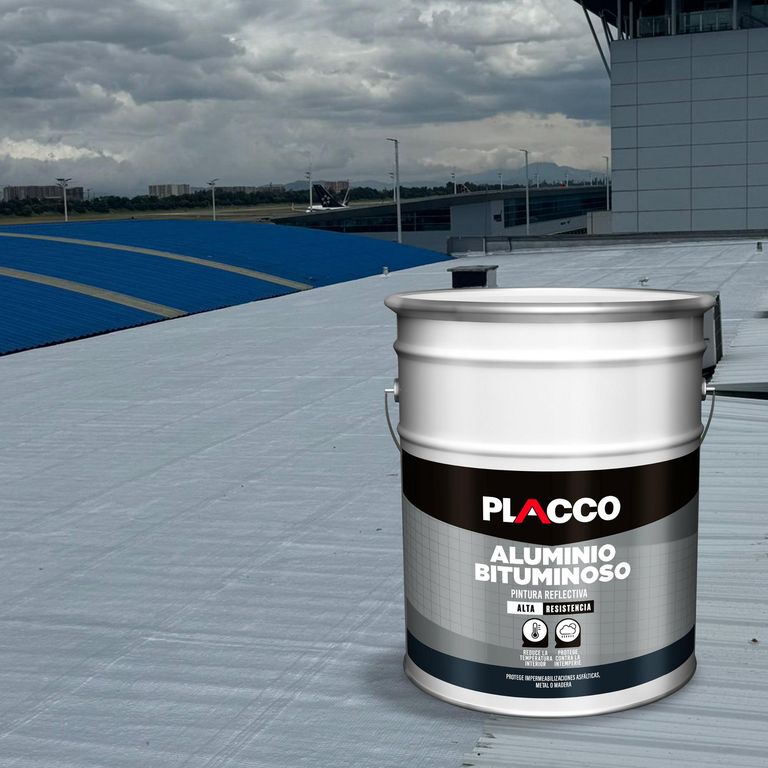 Pintura Para Techos Aluminio Bituminoso Placco 5 Galones ALGRECO ...