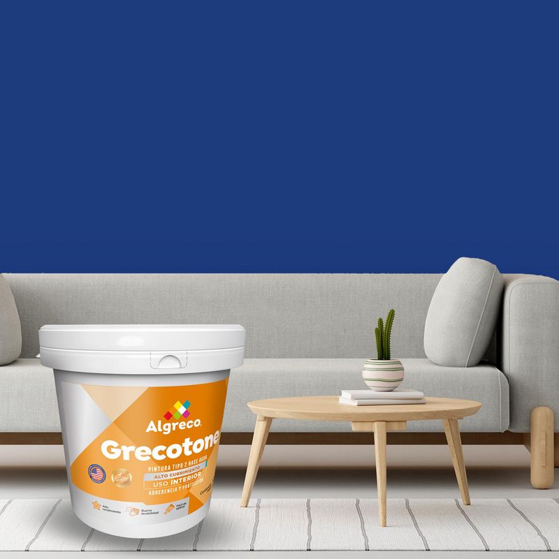 Pintura De Alto Cubrimiento Grecotone 1/4 Galón Blanco Almendra ALGRECO ...