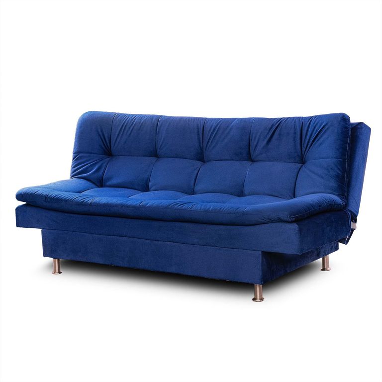 Sofá Cama Plus Tela Extra Suave Azul KAIU HOME | falabella.com