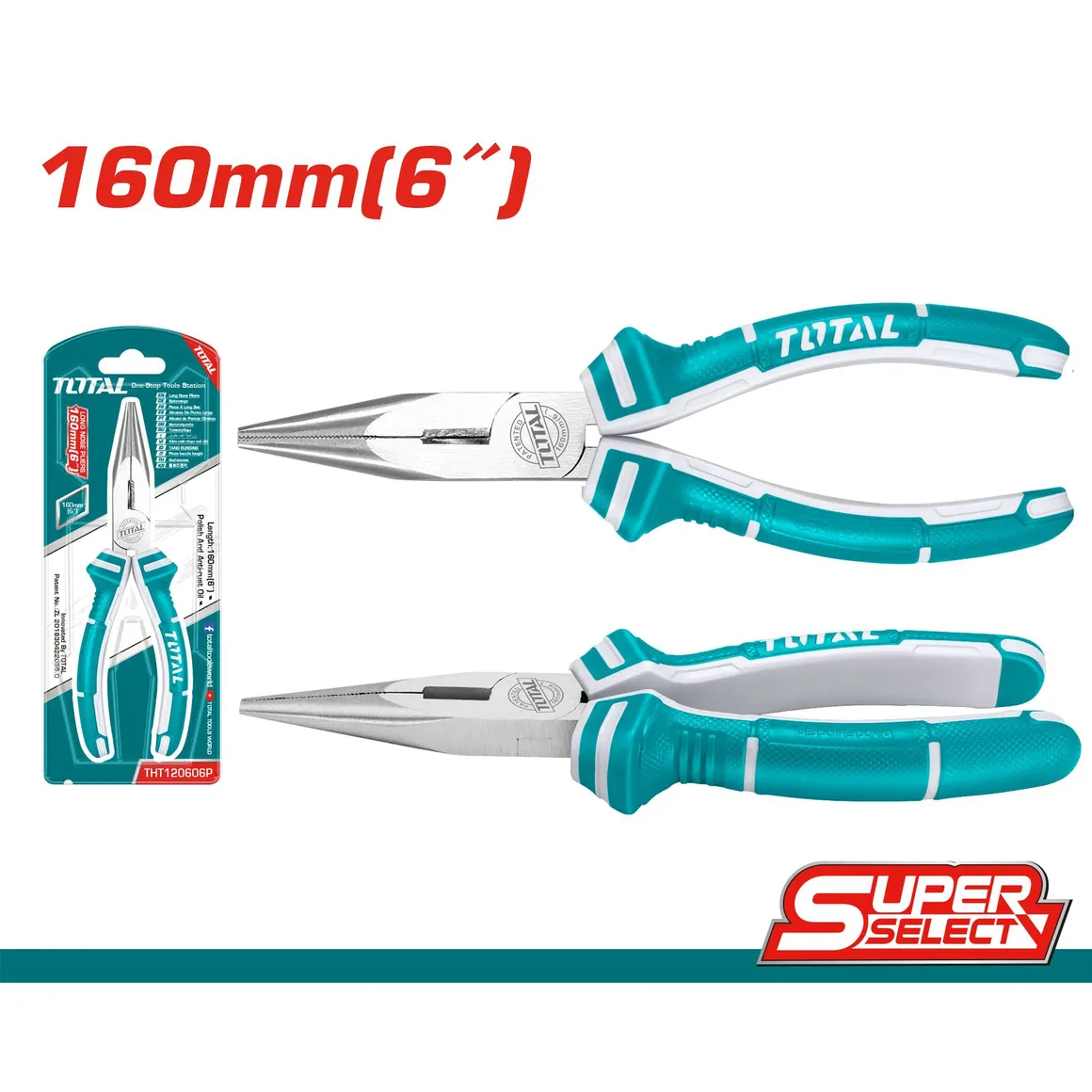 Alicate Punta Larga 6 Pulgadas 160 mm - Homecenter.com.co