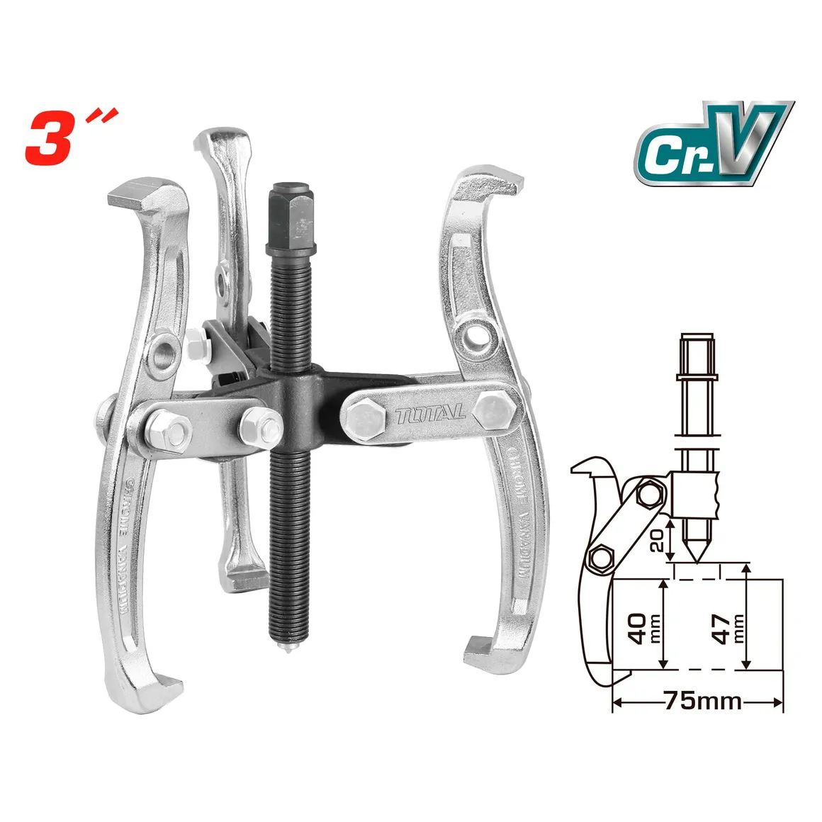 Extractor de 3 Patas 3 Pulgadas 3000 kg - Homecenter.com.co