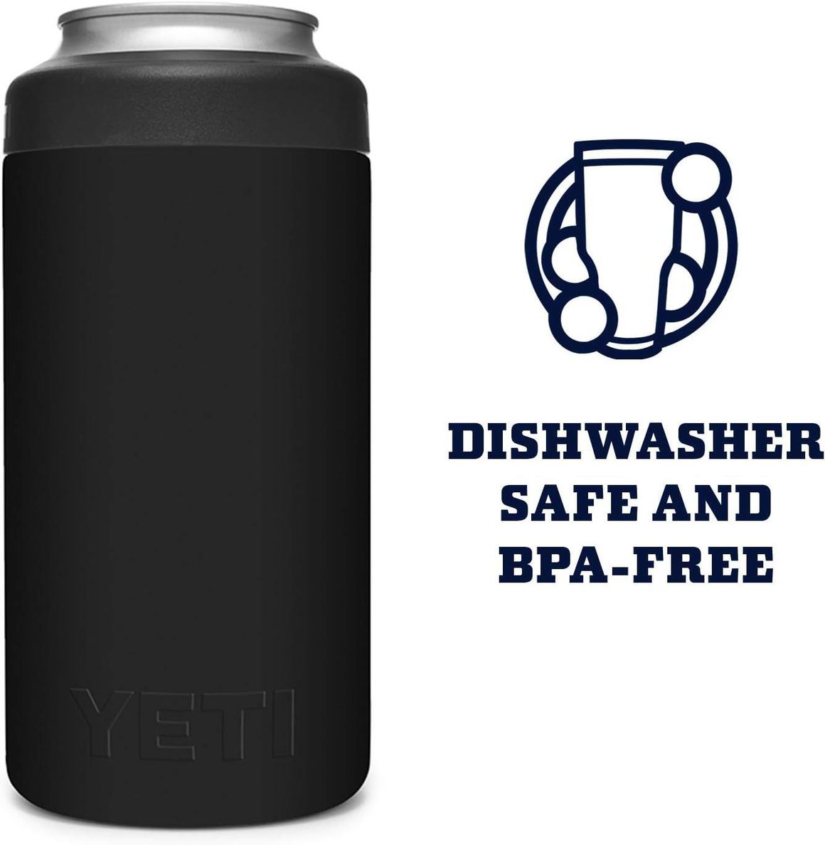 Portalatas YETI Colster Tall 16oz Negro - Homecenter.com.co