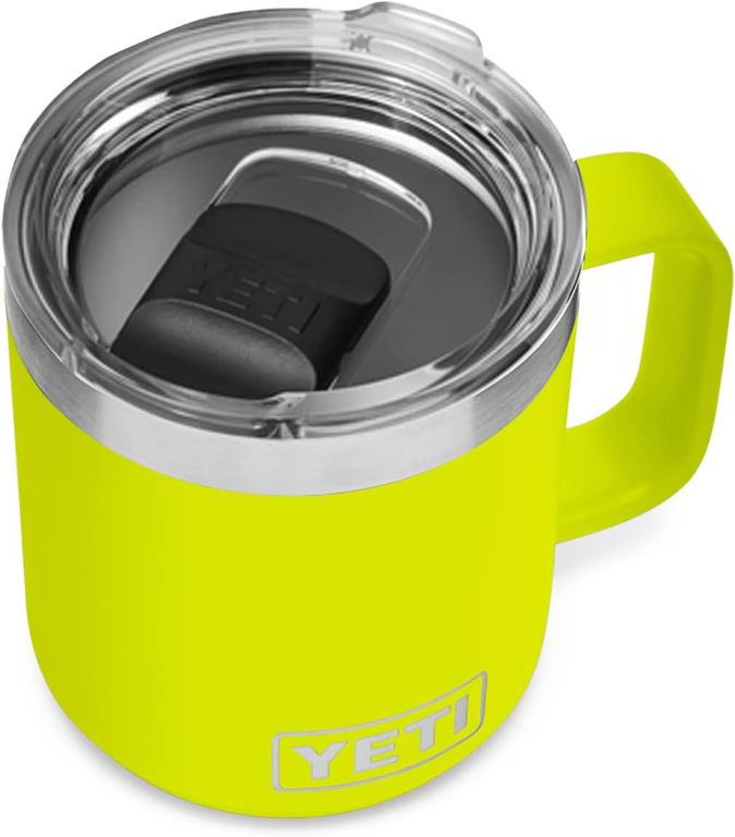 Vaso YETI Rambler 10oz con Tapa MagSlider Aislado al Vacío Amarillo ...