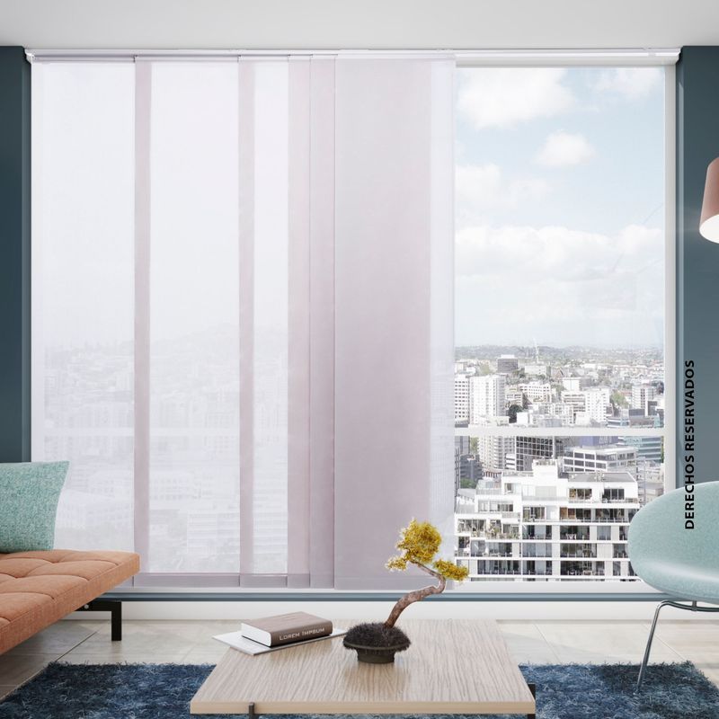 Cortina Panel Japones Screen 180x220cm Gris REGGIA | falabella.com