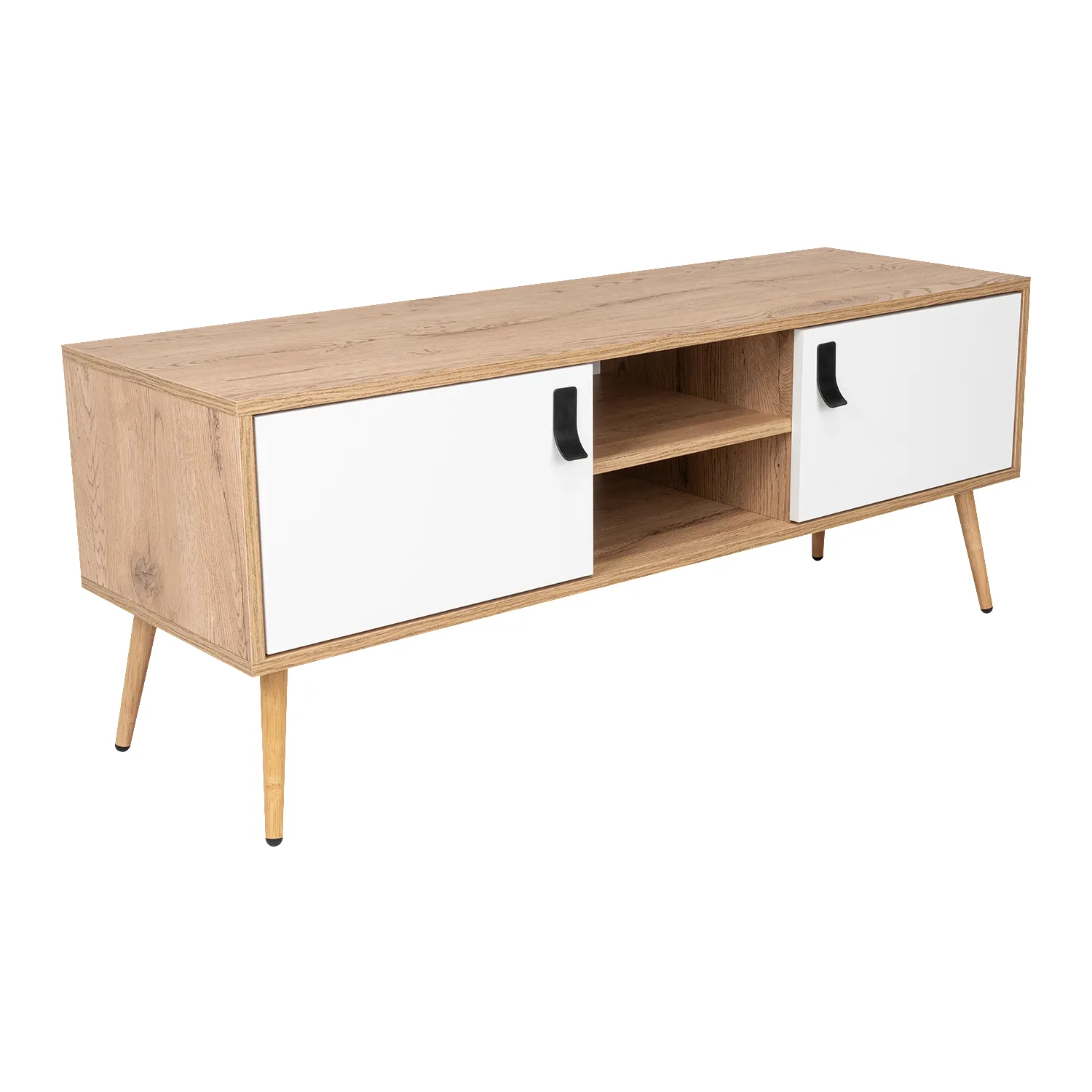 Rack para TV 50'' 121x48 Huna Rta Macadamia Blanco - Homecenter.com.co