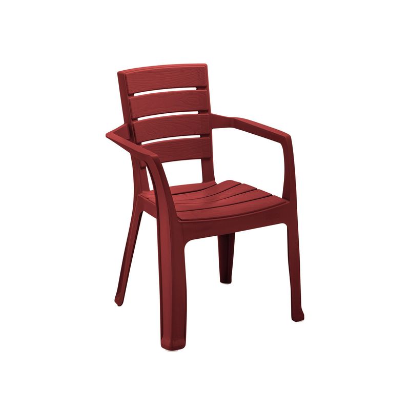Silla Plástica con Brazos Barú Rojo Merlot Rimax RIMAX | falabella.com