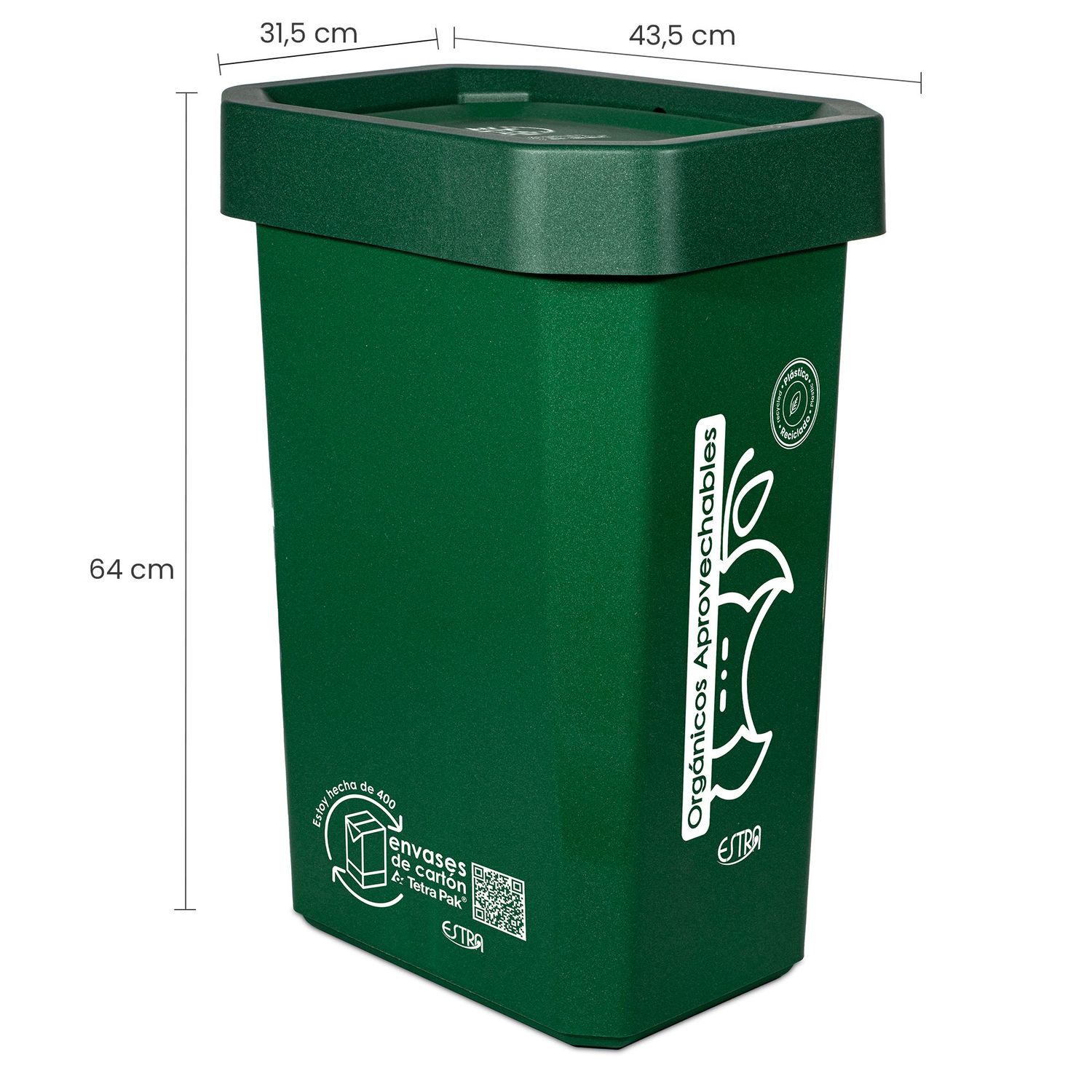 Caneca Vaiven 53 Litros Blanco Eco Reciclable Aprovechable - Homecenter ...