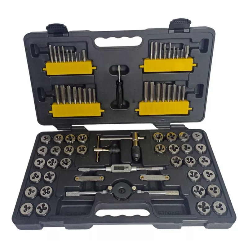 Juego de Tarrajas y Machuelos x 75 Piezas con Estuche Maletín Uyustools ...