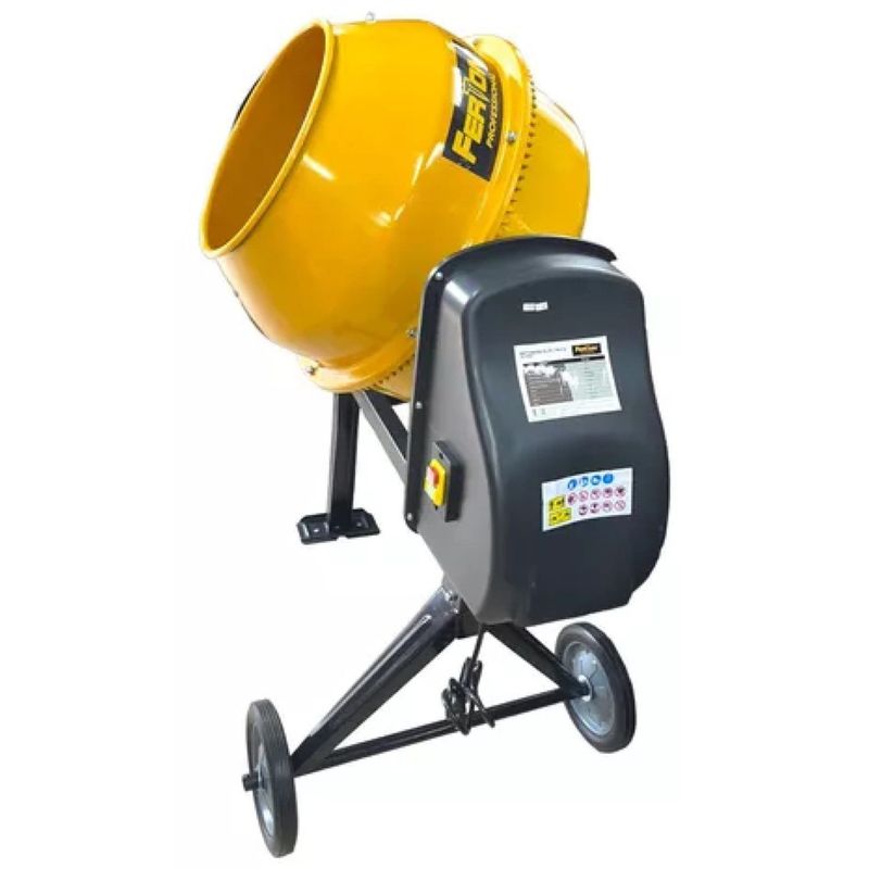 Mezcladora de Cemento o Concreto 130l x 3/4 Hp Profesional Ferton ...