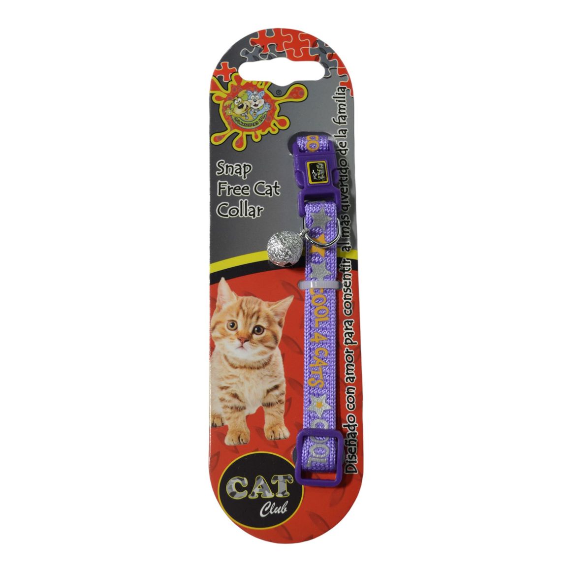 Collar para gato cool cats morado colmascotas - Homecenter.com.co