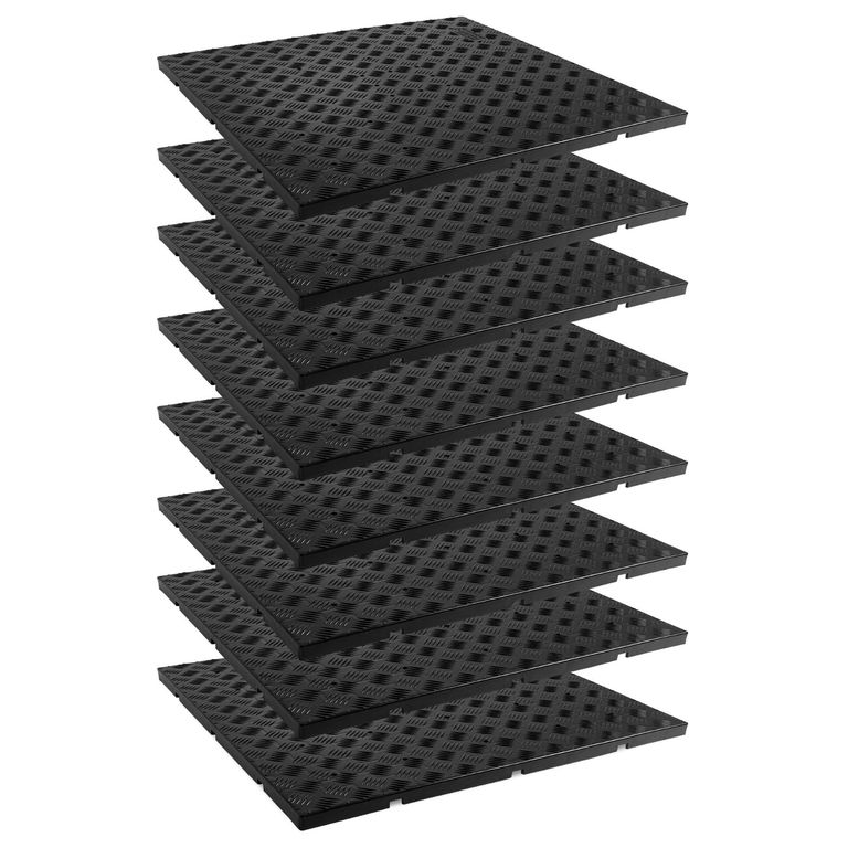 Set X8 Estibas Plásticas Lisas Modulares 60X60Cm Cap. 500 Kg ENERGY ...