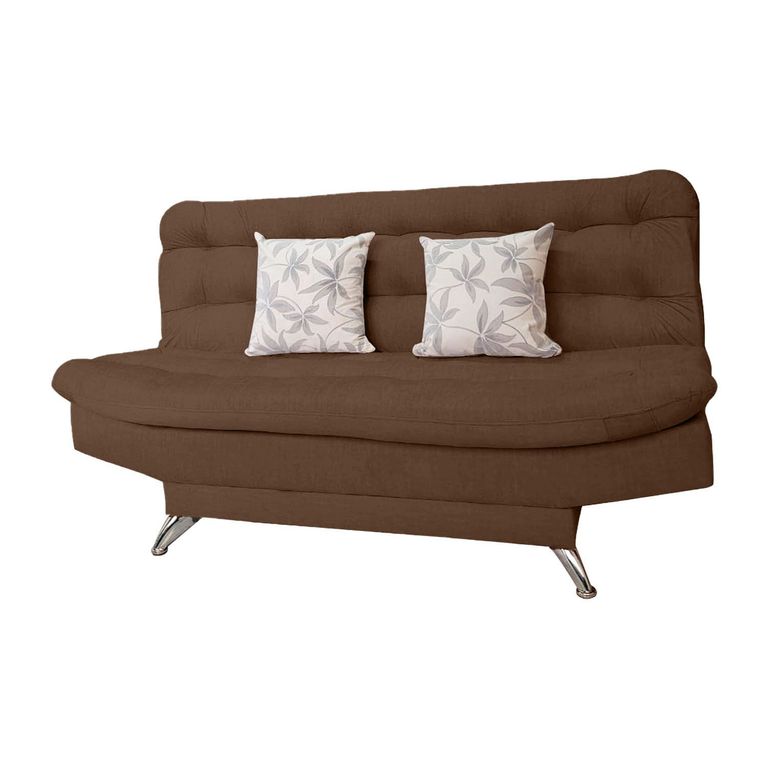 Sofá Cama Diamond Chocolate 45x180x120 cm MUEBLES COLOMBIA MUCOL | falabella.com