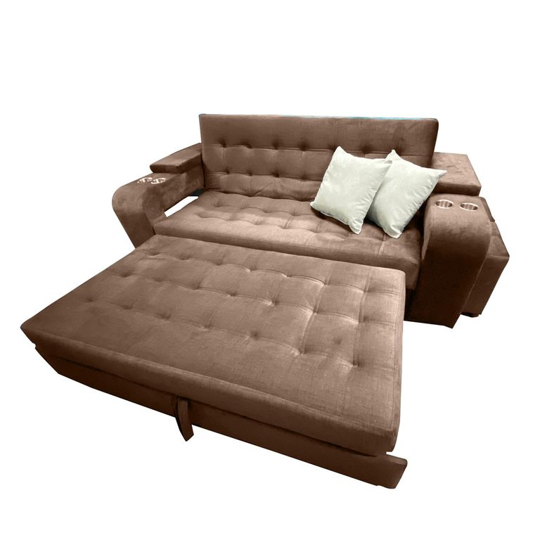 Sofá Cama Magno Chocolate 45x220x190 cm MUEBLES COLOMBIA MUCOL | falabella.com