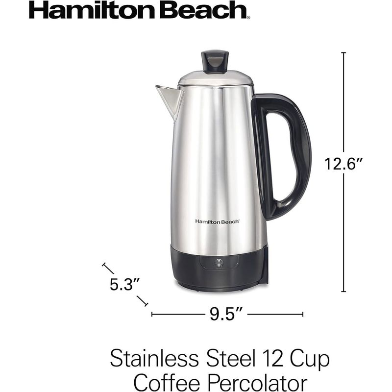 Cafetera Eléctrica Percoladora 12 Tazas Hamilton Beach HAMILTON BEACH ...
