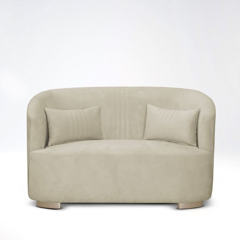 Sofá Nova 2 Puestos Chaaña Tela Crudo 80X90X65 Cm ELITE LIVING | falabella.com