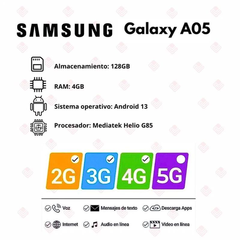 Celular Samsung A05 128 GB 4 GB RAM Negro SAMSUNG | falabella.com