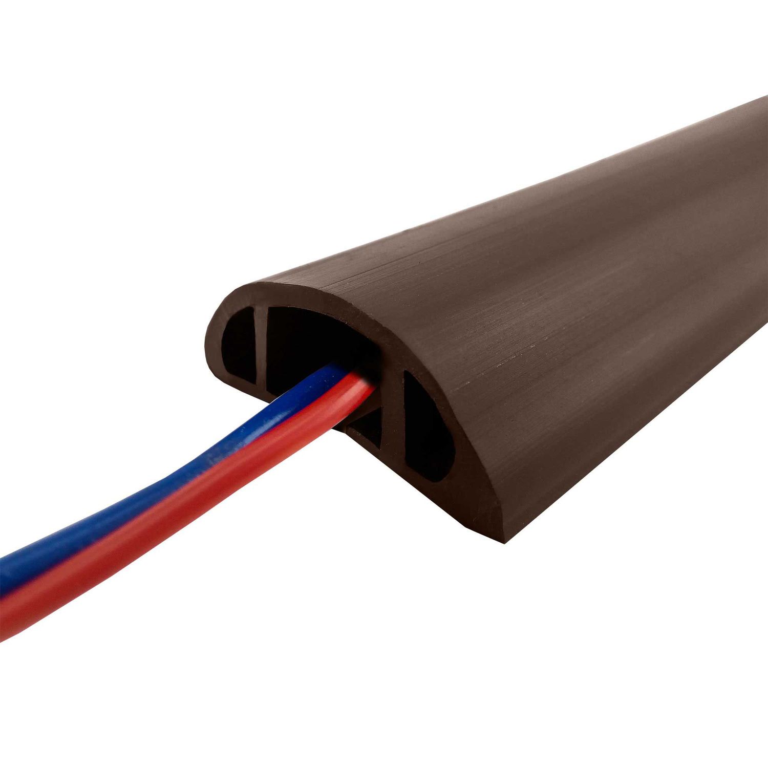 Canal Flex De Piso Adhesiva Café 50X15Mm X 2M Halux - Homecenter.com.co