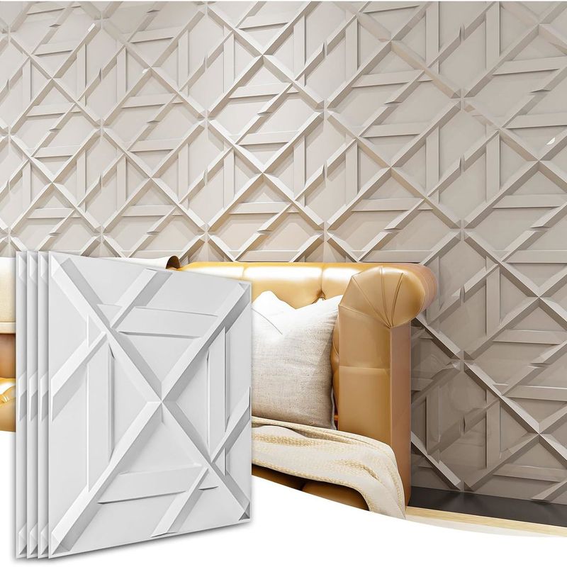 Panel de Pared 3d de PVC Paquete de 12 Unidad ART3D | falabella.com