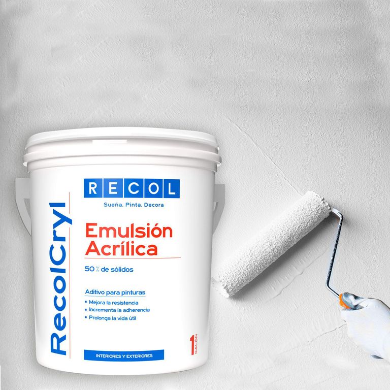 Imprimante Acrilico para Interior y Exterior Recolcryl Recol 1 galón ...