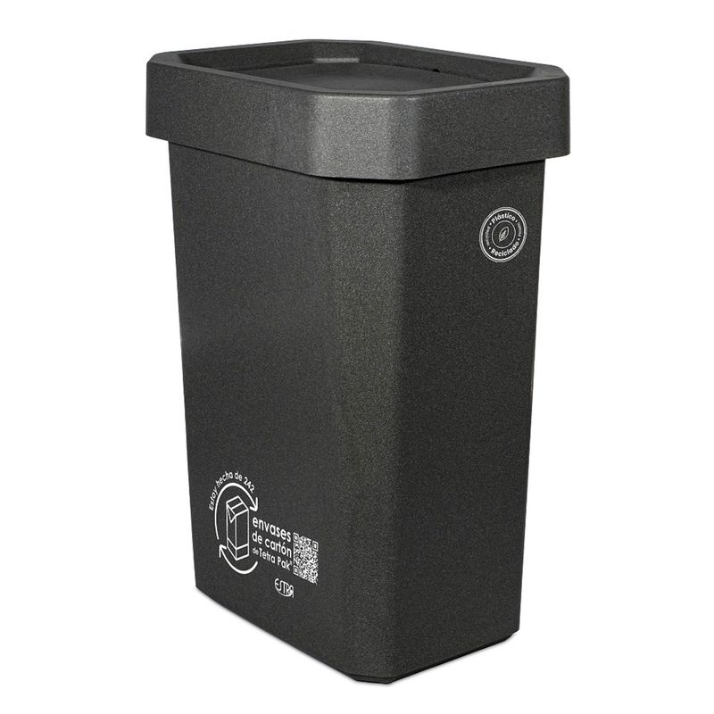 Caneca Plástica Vaivén 26 Litros Gris ESTRA | falabella.com