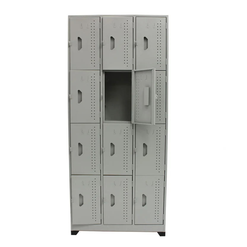Locker 12 Puestos Gris Agatha Peso Máximo Soportado 79 Kg - Homecenter ...