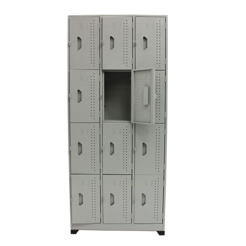 Locker 12 Puestos Gris Agatha Peso Máximo Soportado 79 kg | falabella.com