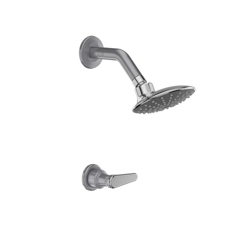 Griferia Ducha Nogal Sencilla Gris Regadera Cosmos GRIVAL | falabella.com