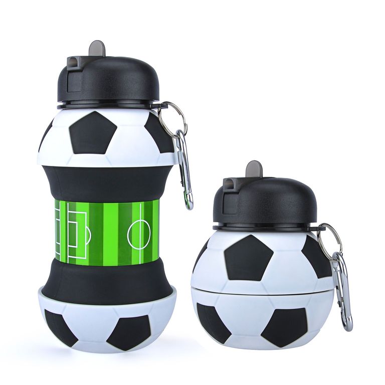 Botella Futbol Plegable de Silicona Copa America JUST HOME COLLECTION ...