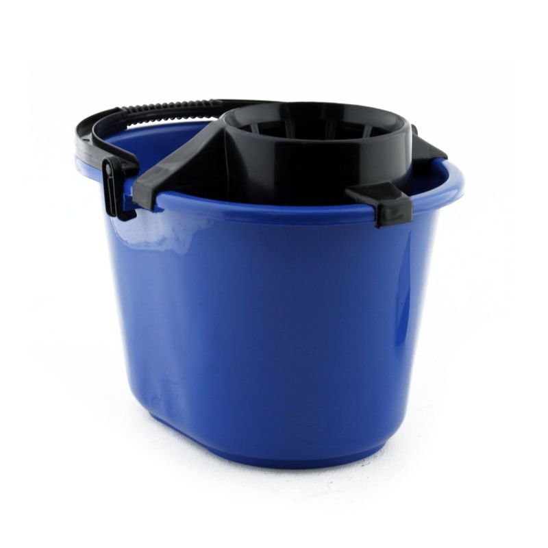 Balde con escurridor 12 litros azul VANYPLAS | falabella.com