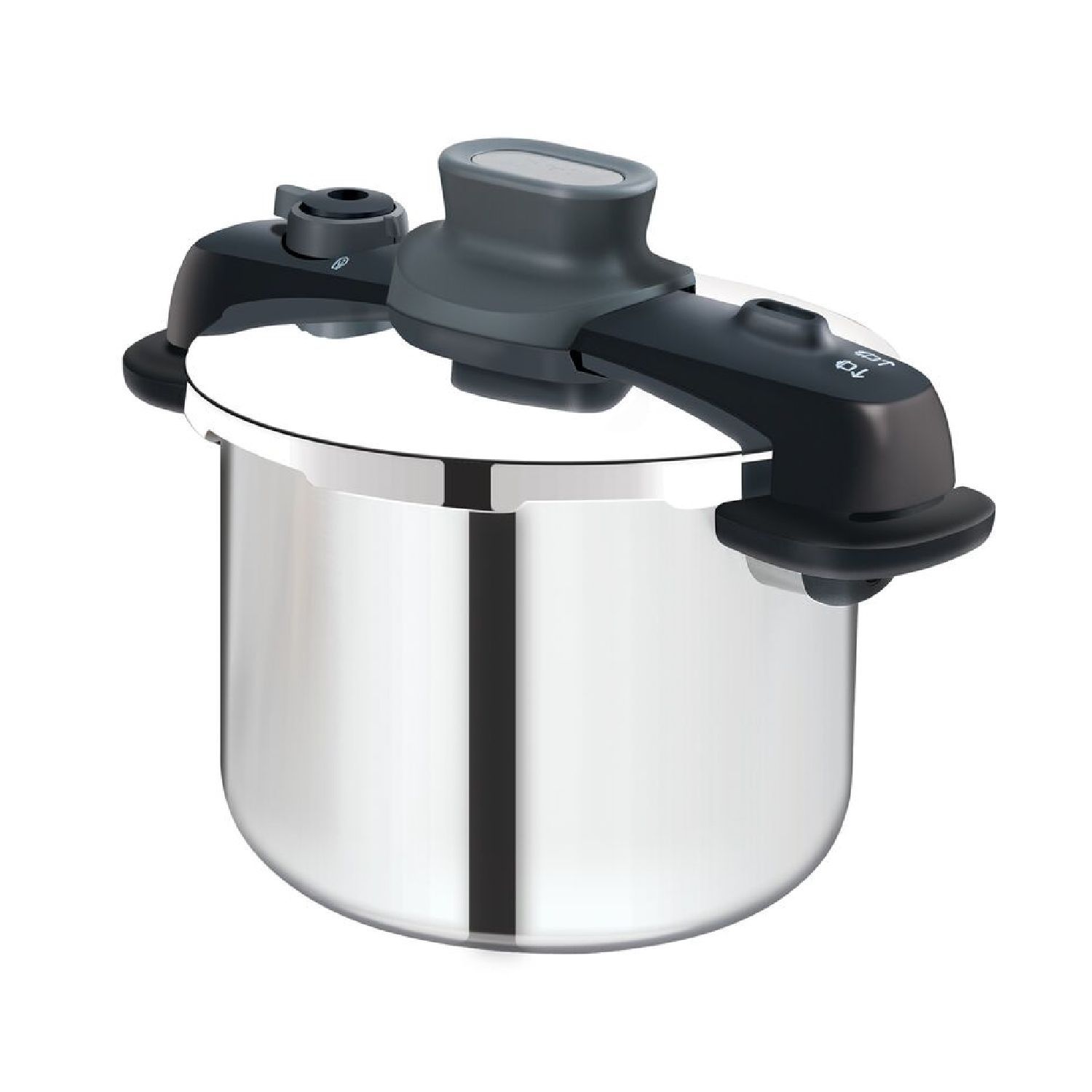 Olla a Presión Tefal 8 Litros 28cm Acero Inoxidable Plateado Cierre ...