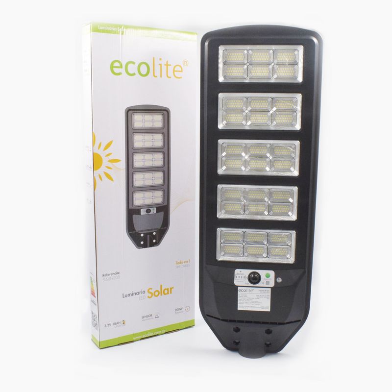 Luminaria Solar Todo En 1 Ip65 200w 6500k ECOLITE | falabella.com