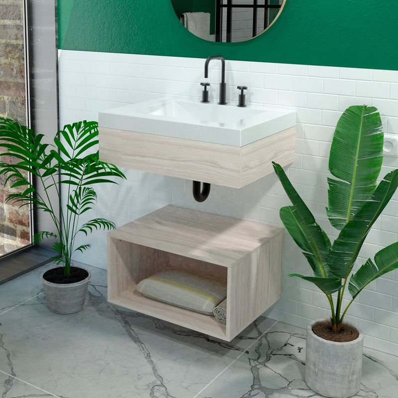 Kit Godai Lavamanos Oslo 63X48 Elevado Con Cubo Soder FIRPLAK ...